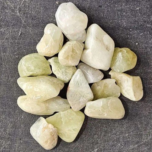 Heliodor Green Tumbled Stone .5"-.75"