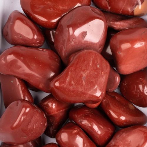 Jasper Red Tumbled Stone select size