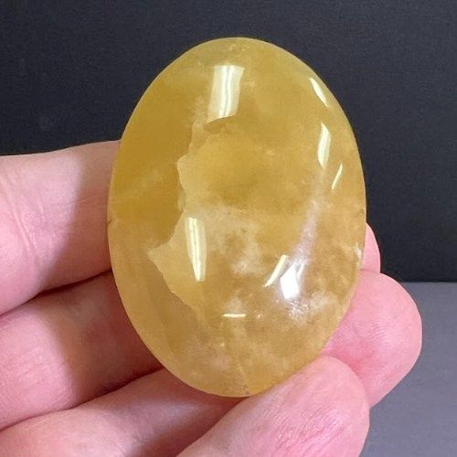 Calcite Lemon Palm Stone - Select