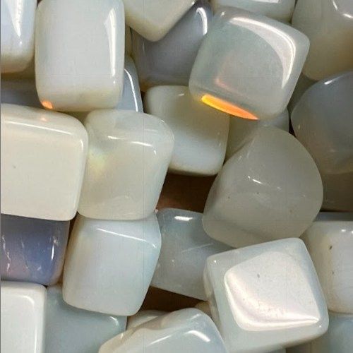 Opalite Cube Tumbled Stone .75"-1"