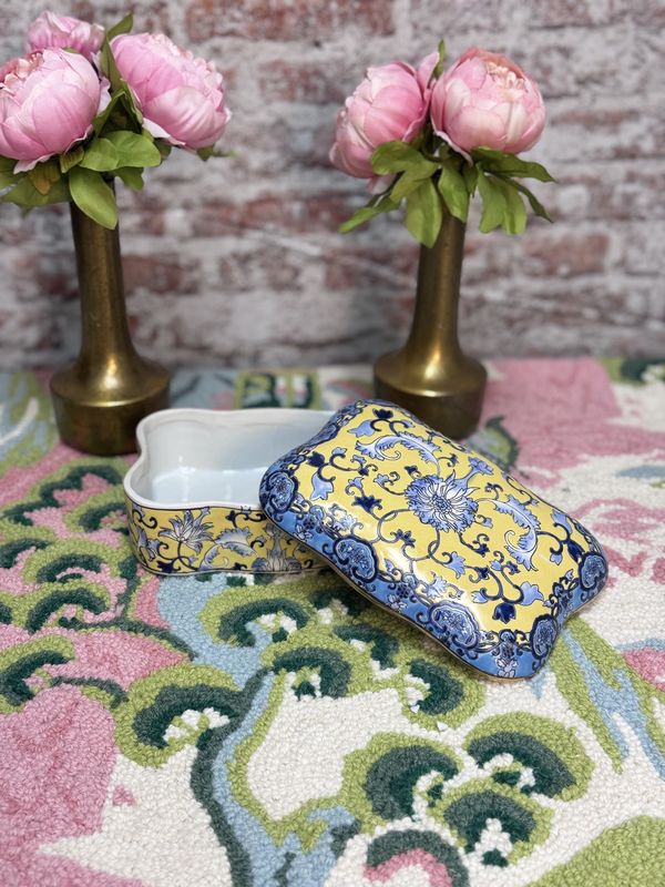 Hand Painted Ceramic Box