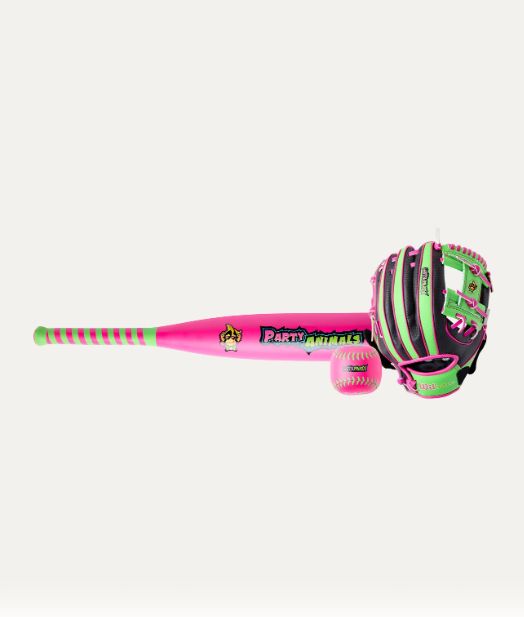 Wilson 2026 Party Animals™ A200® 10” Glove, Ball & Bat Kit