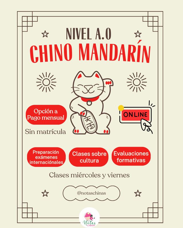 Curso Chino Mandarín (A0)