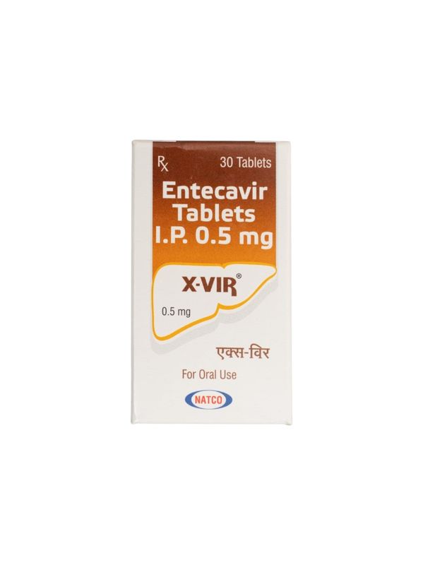 Buy X-VIR (Entecavir) by Natco Pharma 30 tab