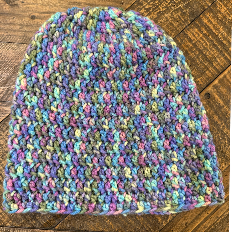 Simple Multi Color Hat - Blue/Purple