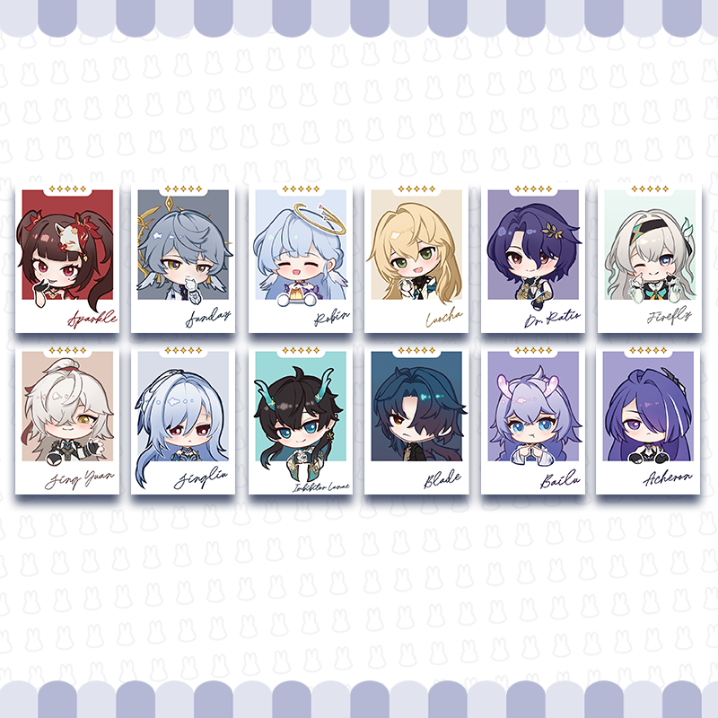 HSR Die Cut Stickers Vol 1