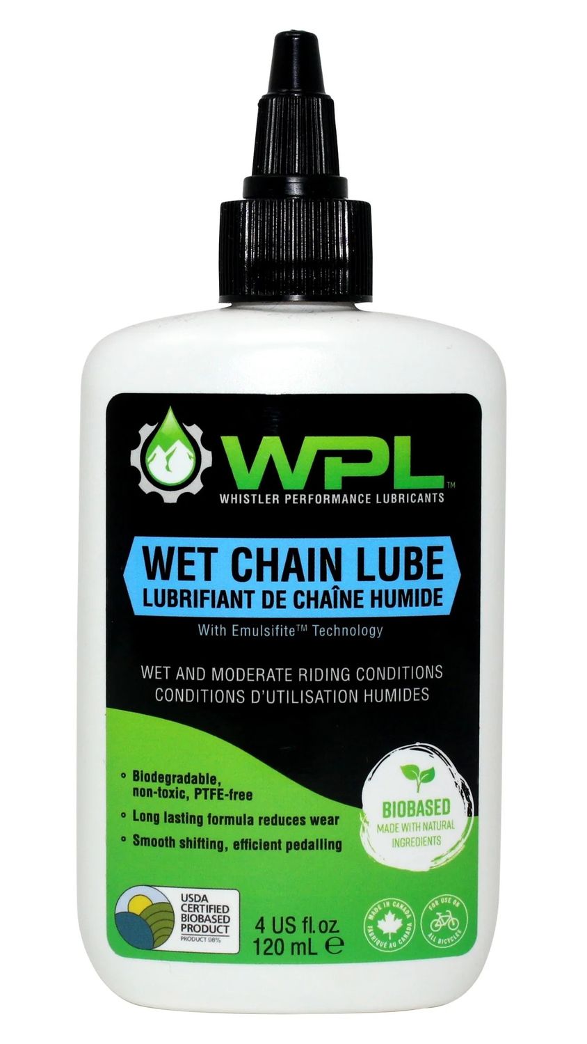 Whistler Performance Lubricants, Wet Lube, 120 ML