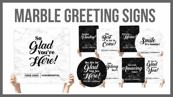 Marble Greeting Signs