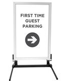First Time Guest Parking Signs! | Church Sign Shop