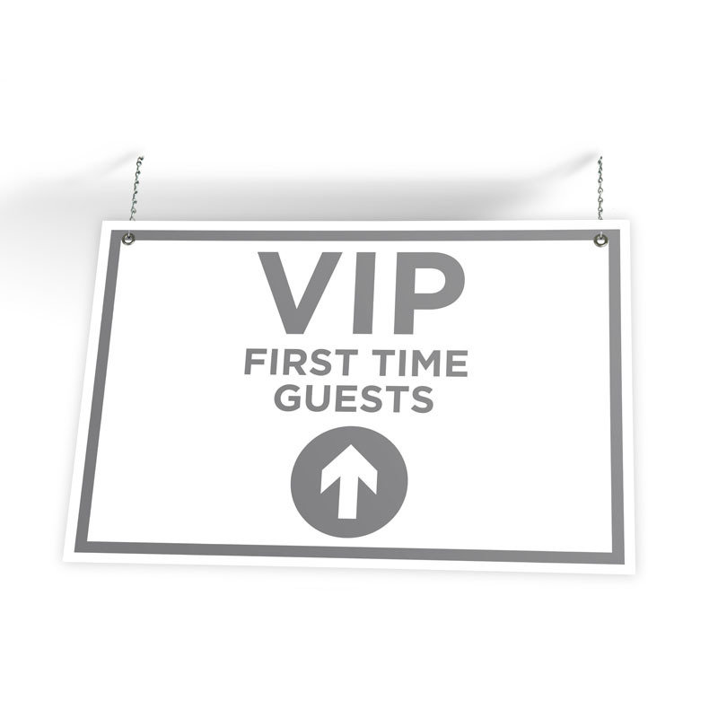 First Time Guest Directional Signs! | Church Sign Shop