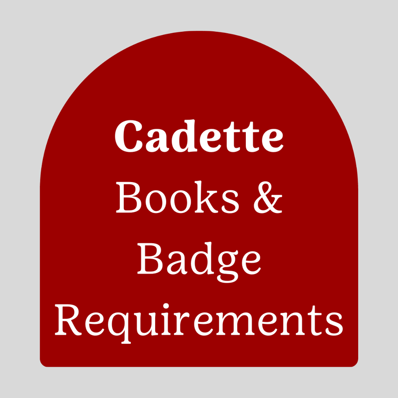 Cadette book and Badge Requirements