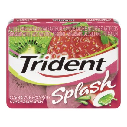 Trident Splash Sugar Free Chewing Gum