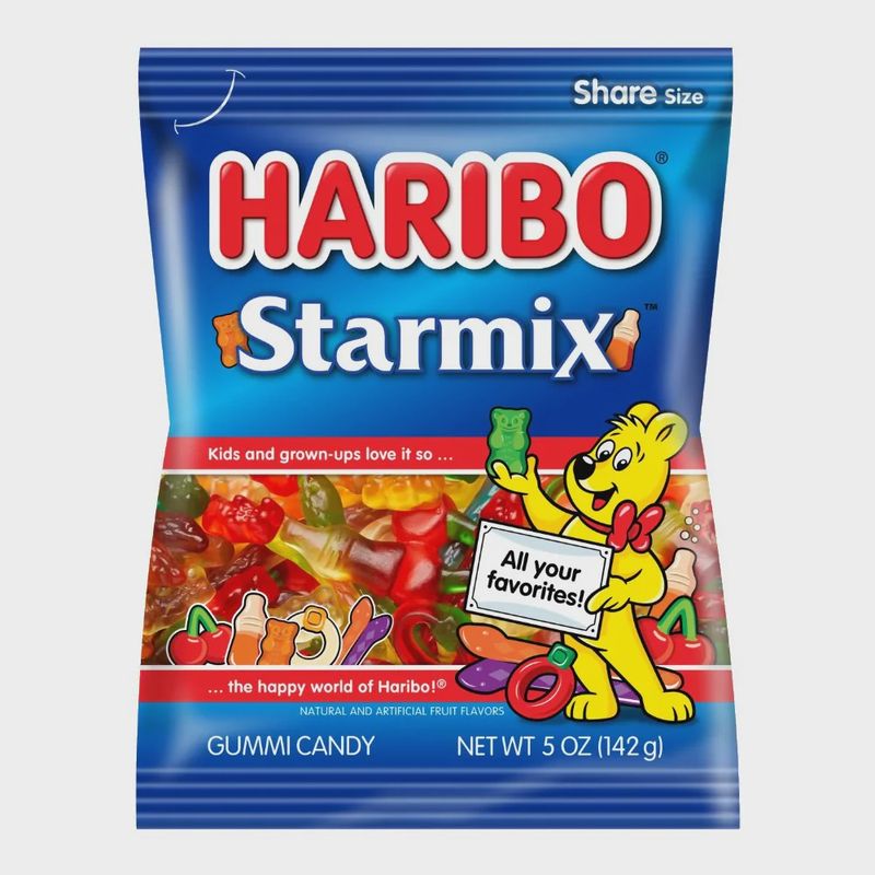Haribo Starmix Gummi Candies, 5 Oz.