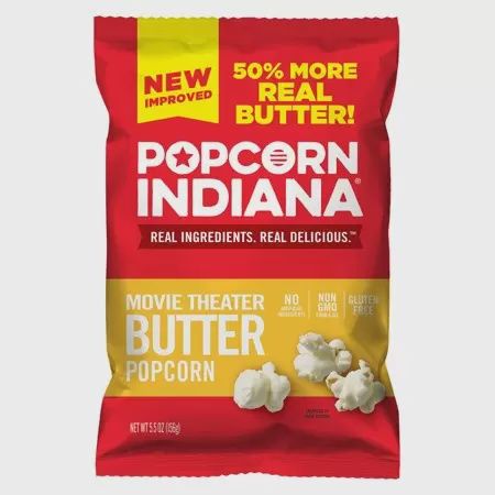 Popcorn Indiana Movie Theater Butter Popcorn 5.5 Oz