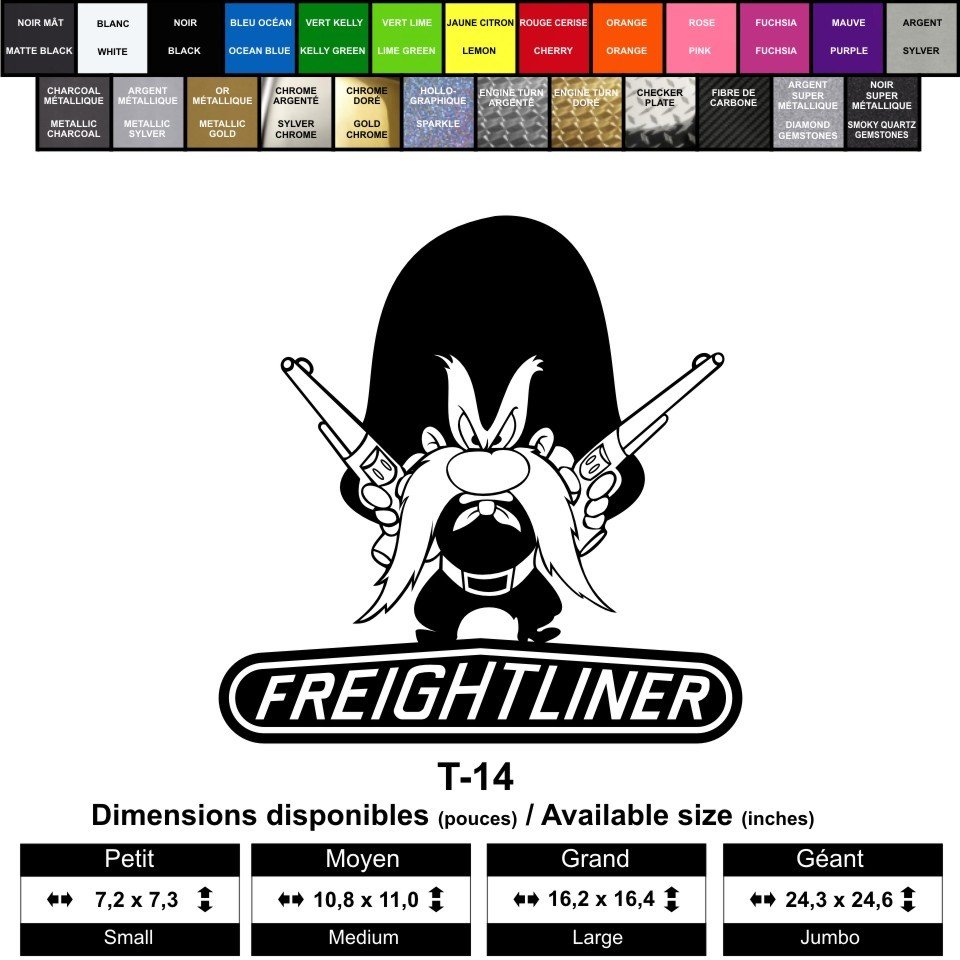 Freightliner avec Sam / Freightliner with Yosemite Sam - Store ...