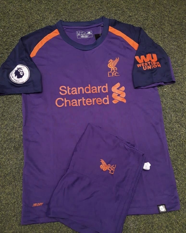 UNIFORME DE FUTBOL CLON LIVERPOOL VISITA 2019