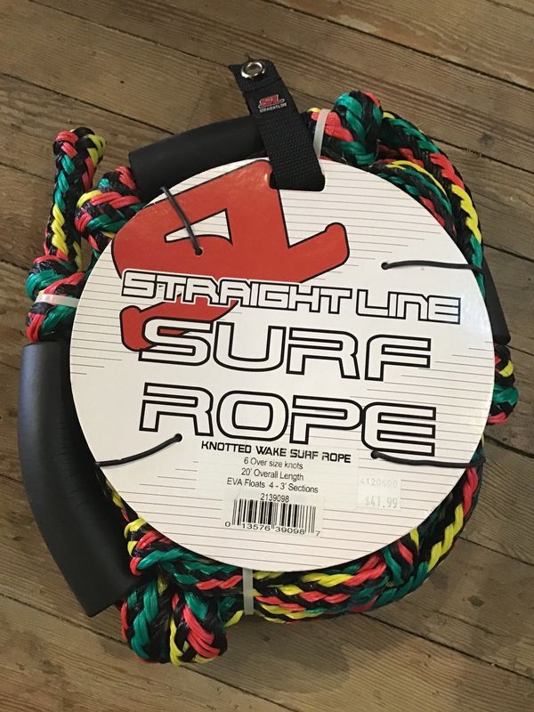SL knotted surf rope 20'