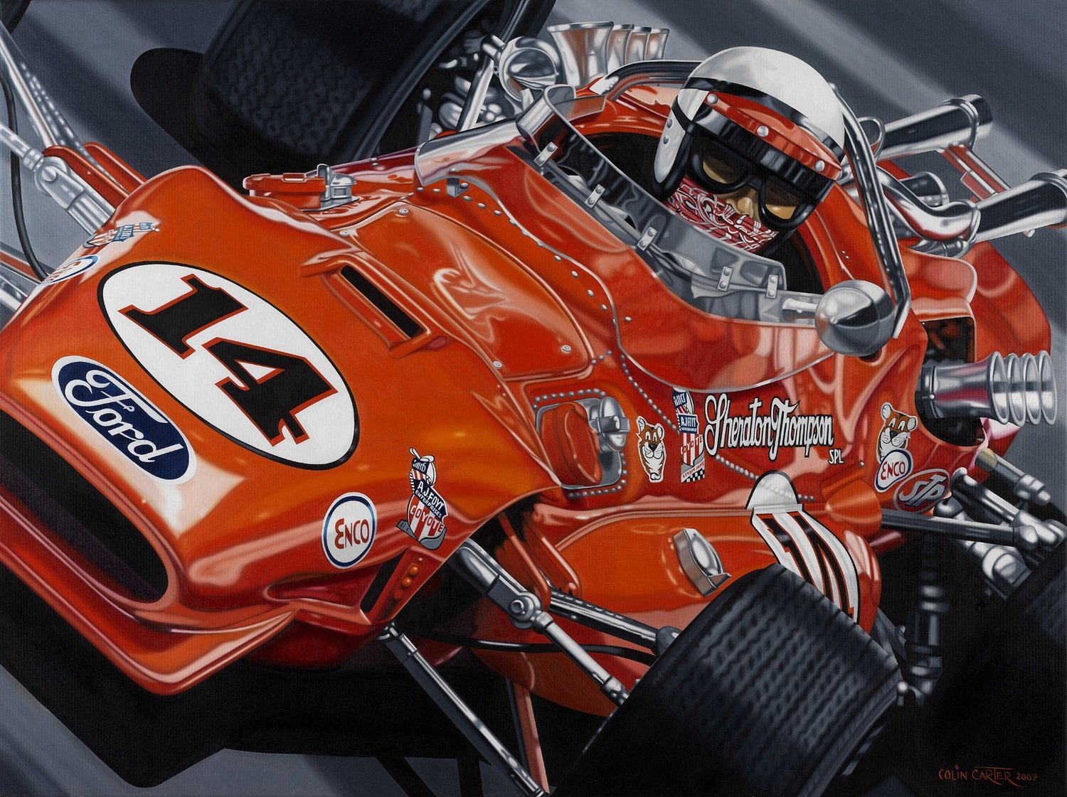 SUPERTEX Colin Carter Print - AUTOGRAPHED