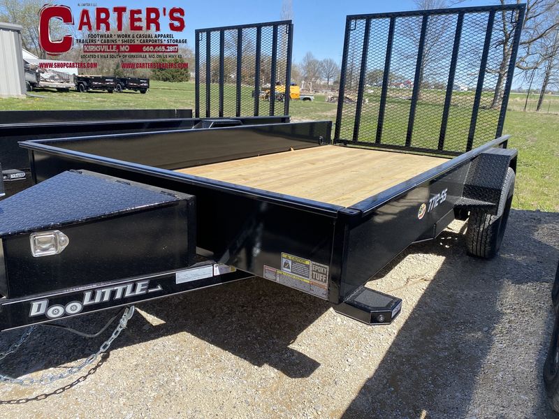 72958 *NEW* 2025 DOOLITTLE 77" X 12' S/A SS SERIES UTILITY TRAILER