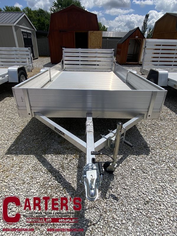 293600*NEW* 2026 ALUMA 8112 S/A UTILITY TRAILER WITH FRONT & SIDE ...