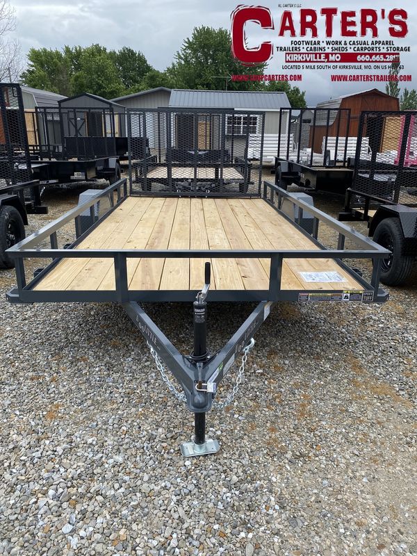 73647 *NEW* 2025 DOOLITTLE 84" X 14' RALLY SPORT S/A UTILITY TRAILER W ...