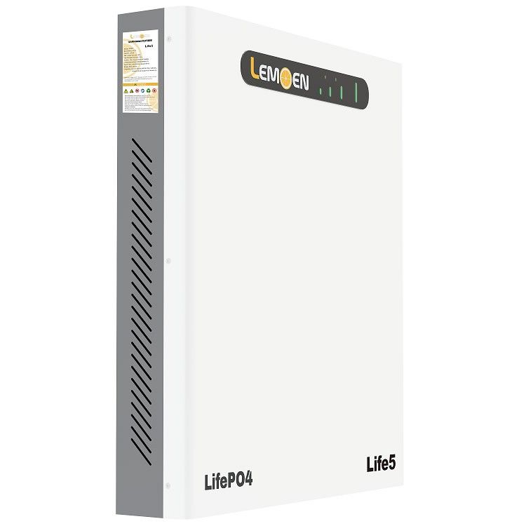 Lemoen LIFE5 5.12kWh Wall Mount Battery for Hybrid Inverters & Home Storage
