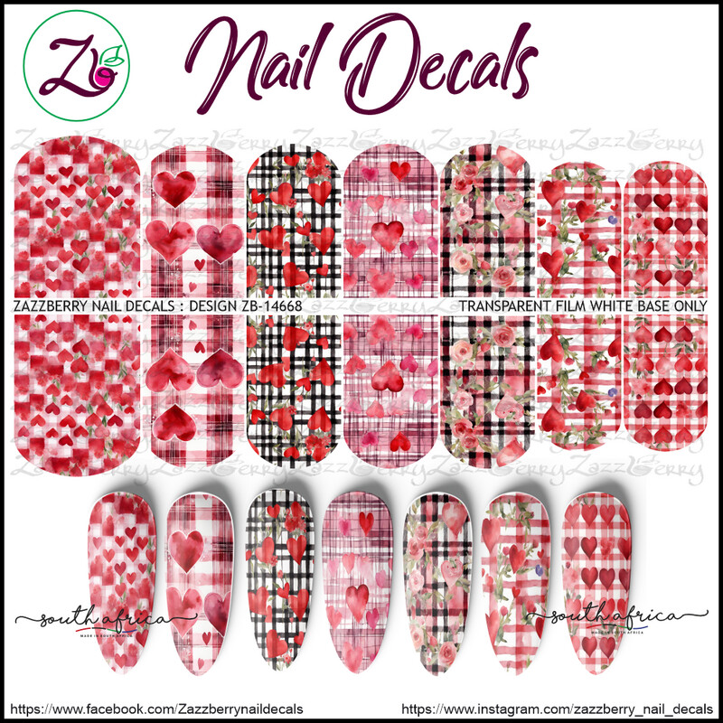 Cottagecore Romance Water Slide Nail Decals