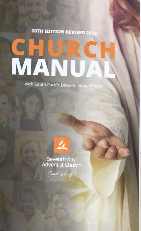 SDA Church Manual 2022 Edition