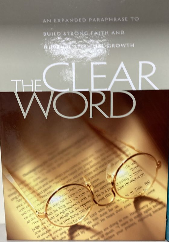 Clear Word Genuine Leather Black