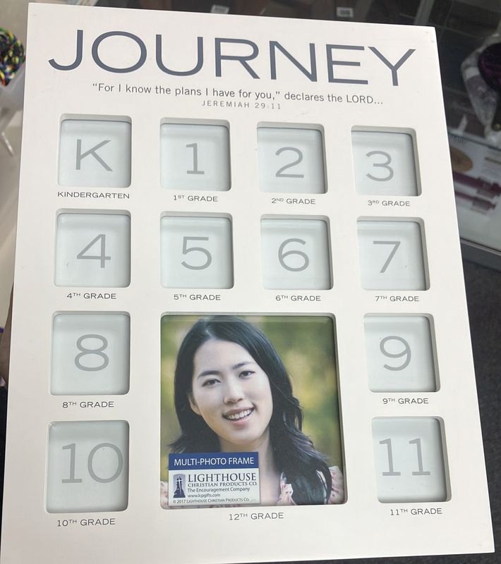 Journey through the years photo frame