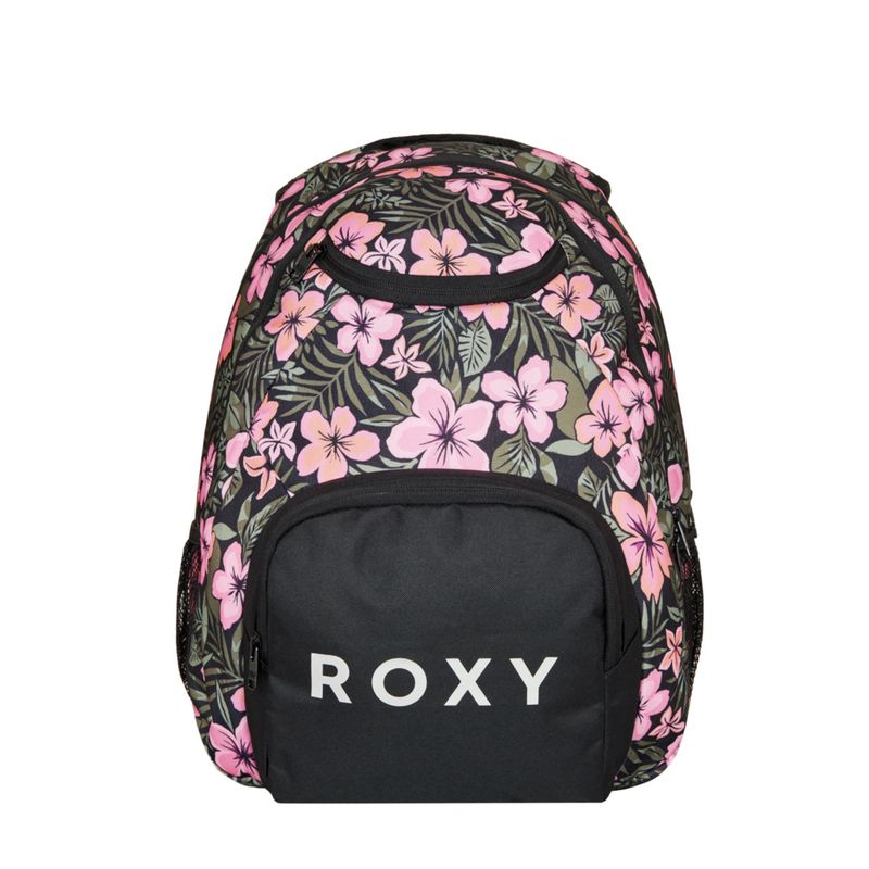 ROXY WOMENS SHADOW SWELL PRINTED BACKPACK - ANTHRACITE FEARLESS FLORAL