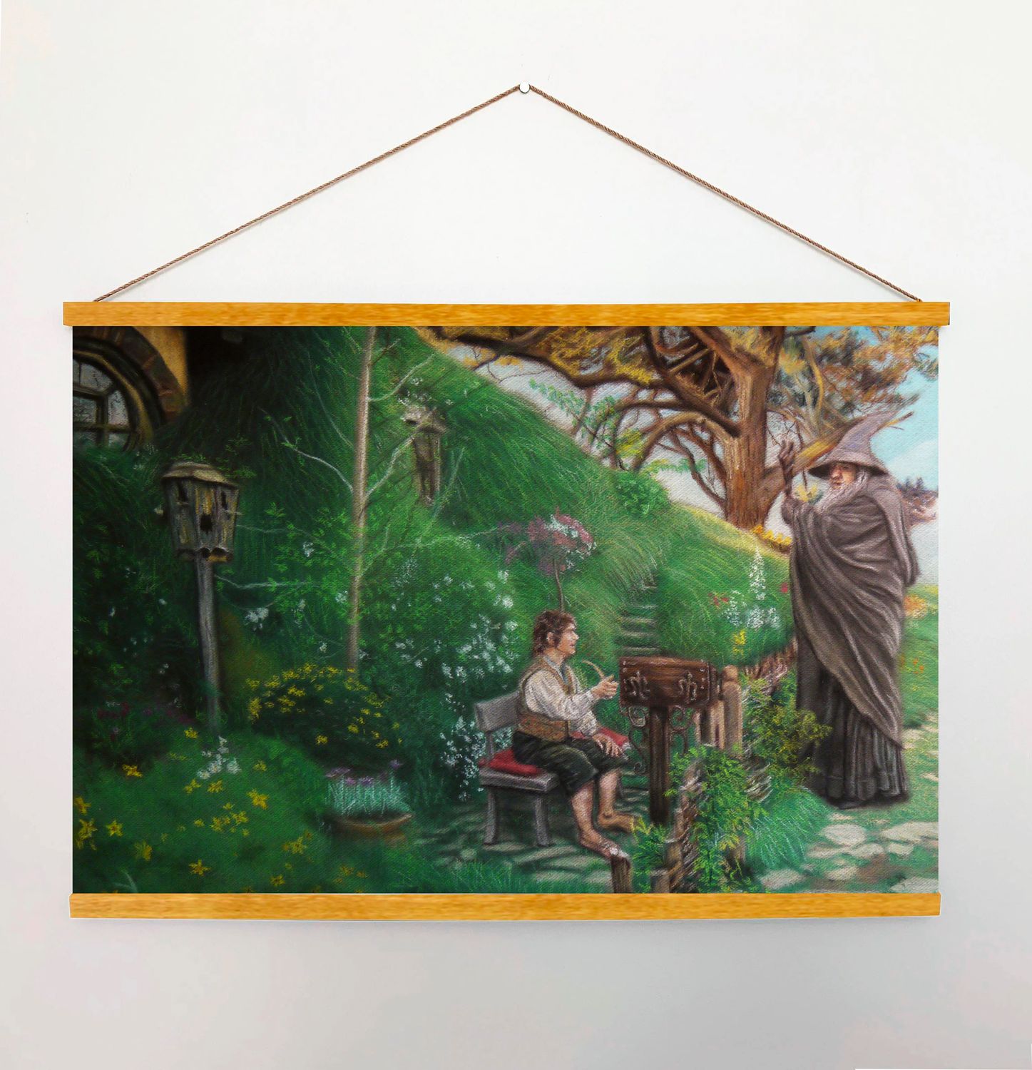 There and Back Again - Wall Scroll - Store - Chalk Twins