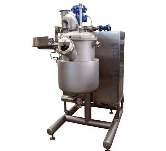 Dissolving & pre-cooking machine for candy and toffee