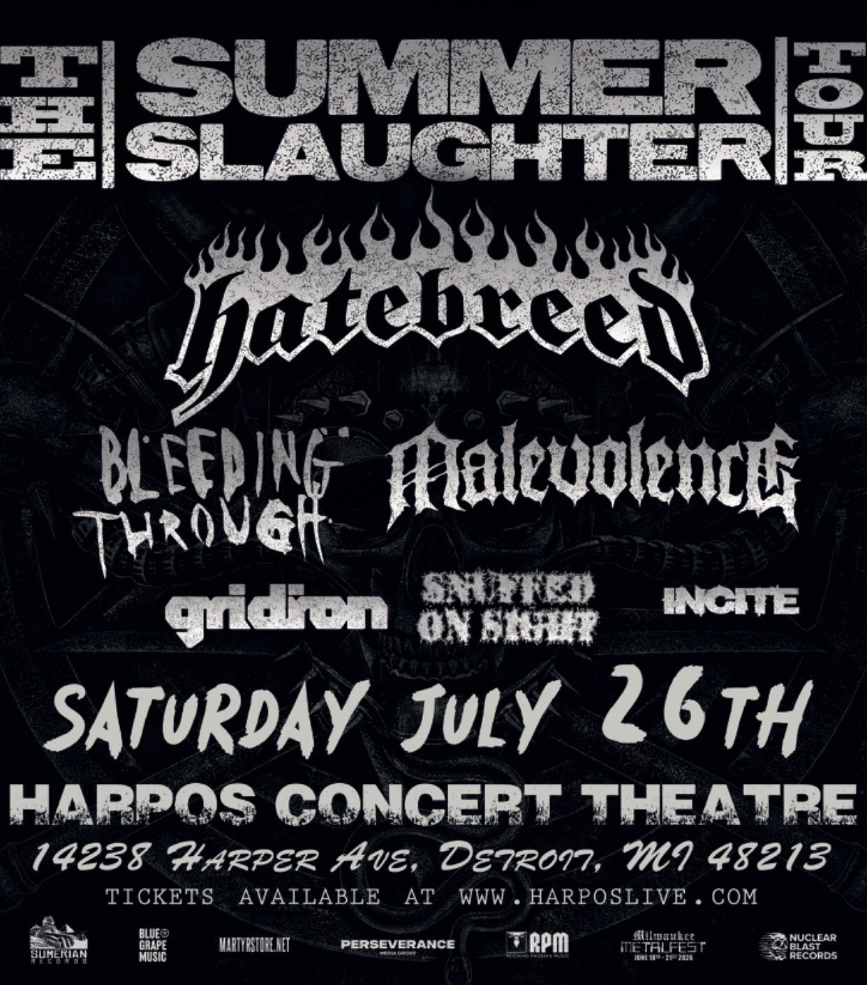 HATEBREED: SUMMER SLAUGHTER TOUR 2025