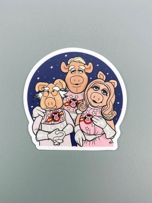 Pigs In Space Muppets Sticker