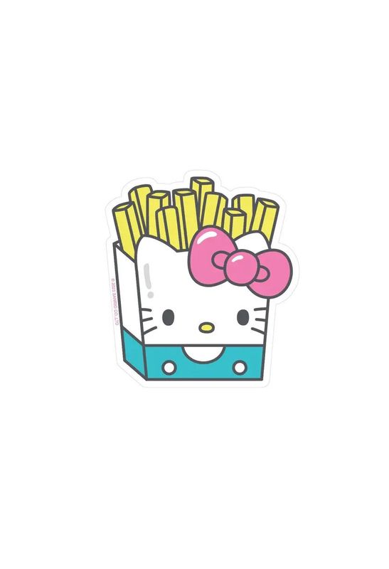 Hello Kitty Fries Sticker