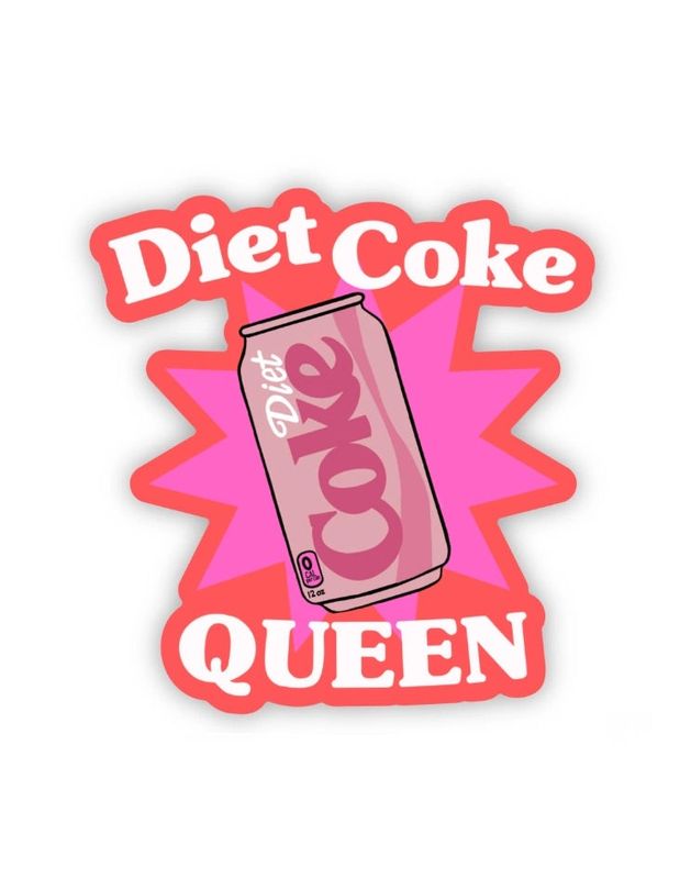 Diet Coke Queen Sticker