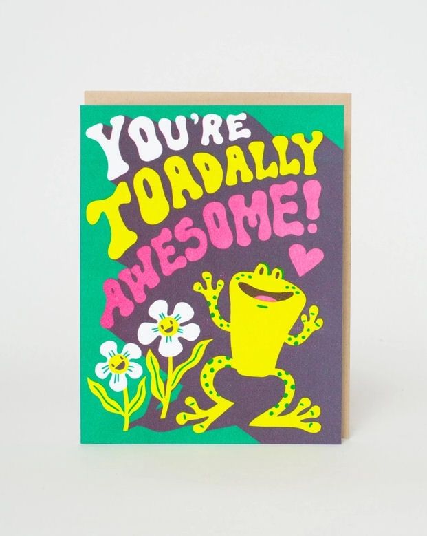 You’re Toadally Awesome Toad Card