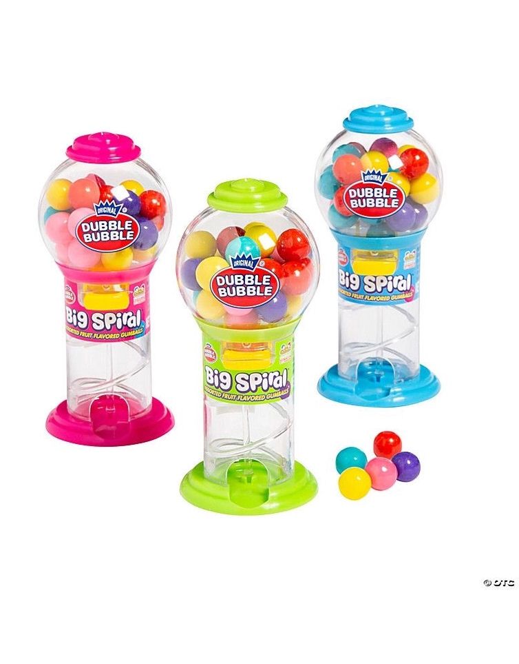 Dubble Bubble Big Spiral Gumball Machine