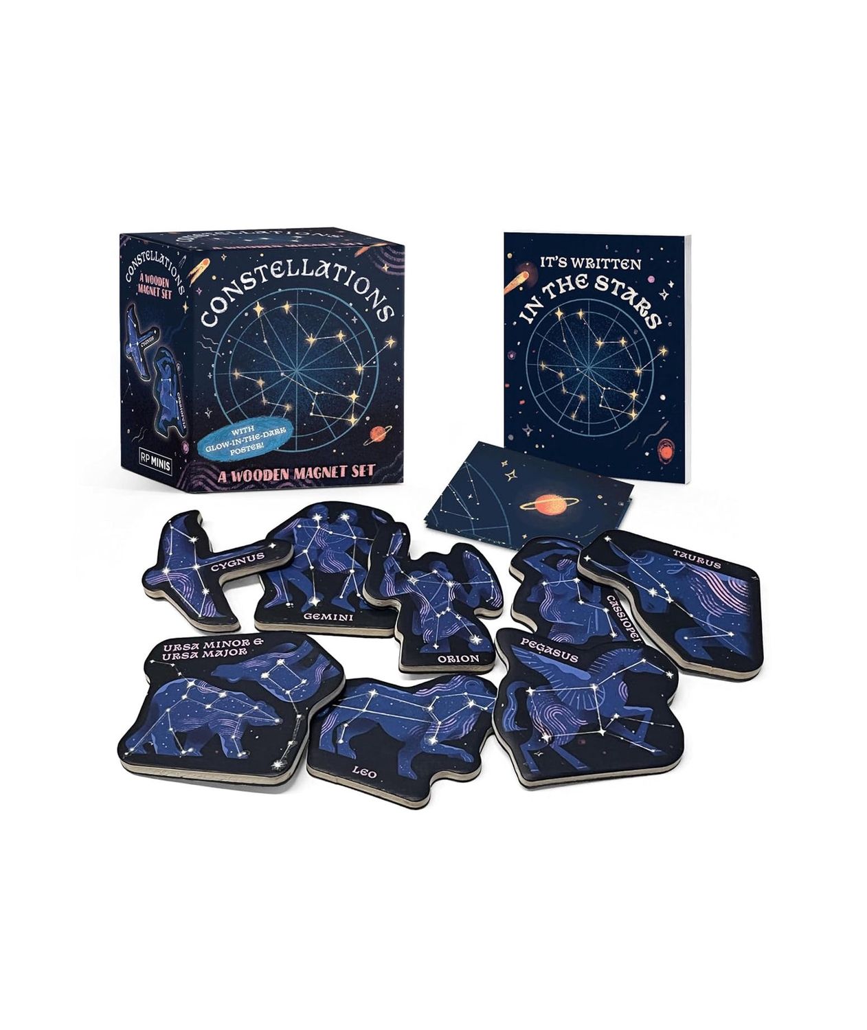 Constellations Wooden Magnet Set