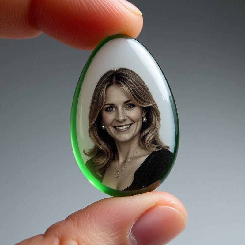 Green Memorial Touchstone - Worry Stone