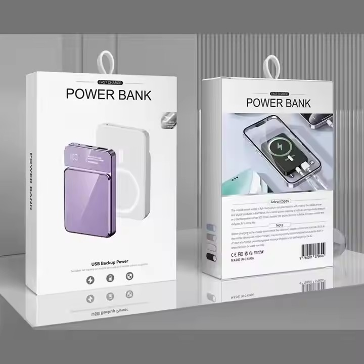 🔋 Magnetic Wireless Power Bank – Fast Charge Edition