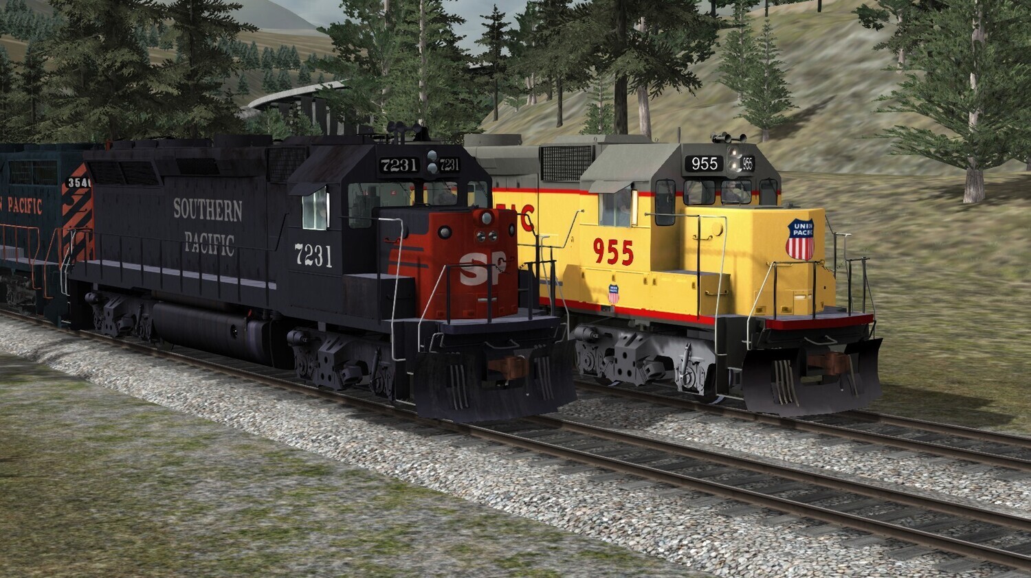 EMD GP40X Union Pacific / Southern Pacific Add-On