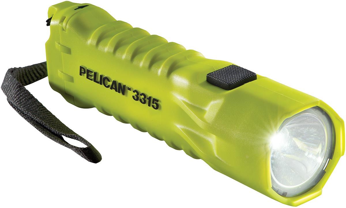 Pelican - 3315 Flashlight - LED, 3 AA - Yellow