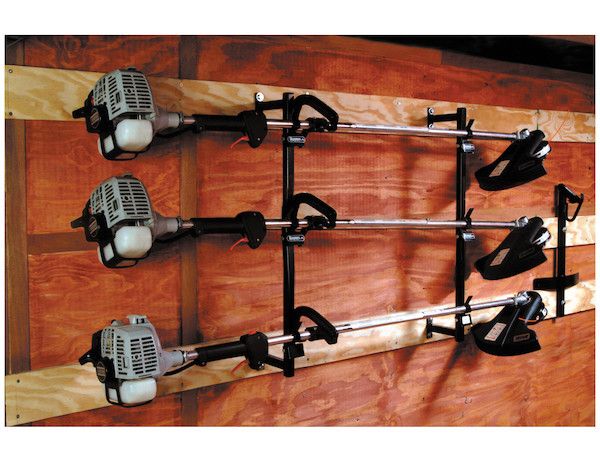 3-Position Snap-In Trimmer Rack for Enclosed Landscape Trailers