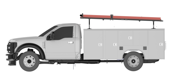 Service Bodies (10 & 11 Ft.) - Sloped Rack