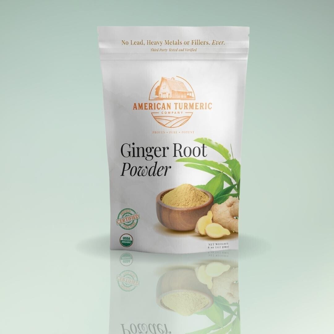 Organic Ginger Root Powder. Lead Free