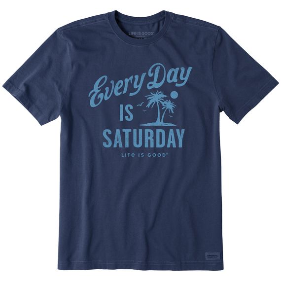 M's Every Day Is Saturday Palm SS Tee