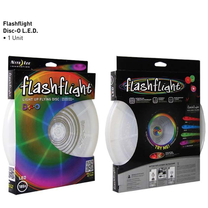 Flashflight Light Up Flying Disc with Disc-O Select