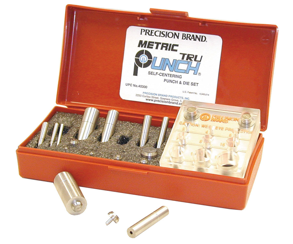 Metric TruPunch self-centering Punch and Die Set